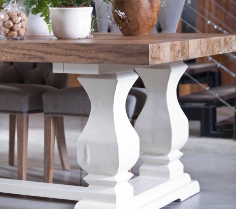 Florence Dining Table 2 | רהיטים מעוצבים | רהיטי עץ מלא - Vastu